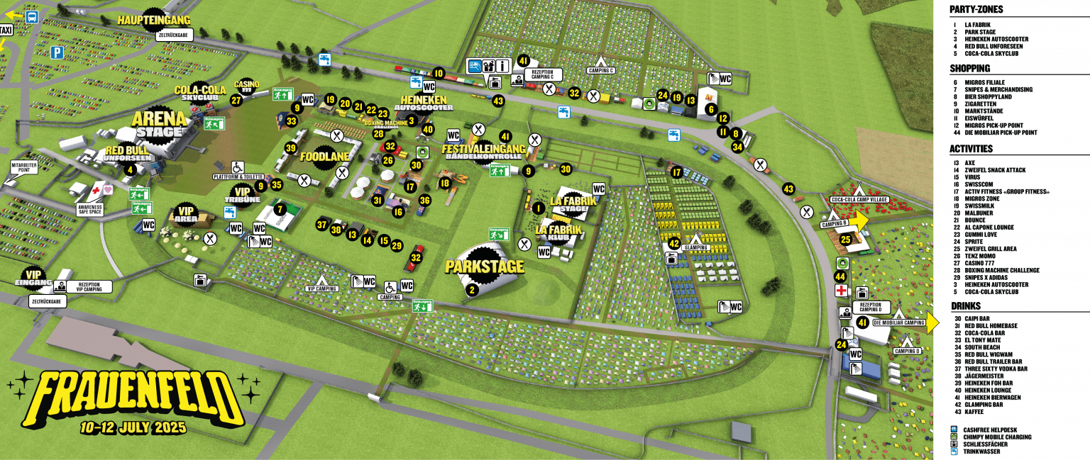 Allgemeine Informationen | Openair Frauenfeld 2025